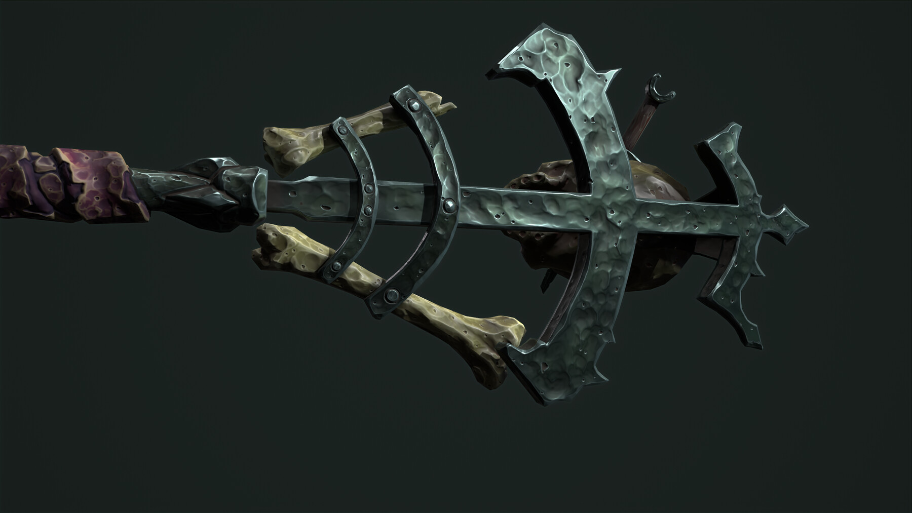 ArtStation - Undead staff | Game Assets