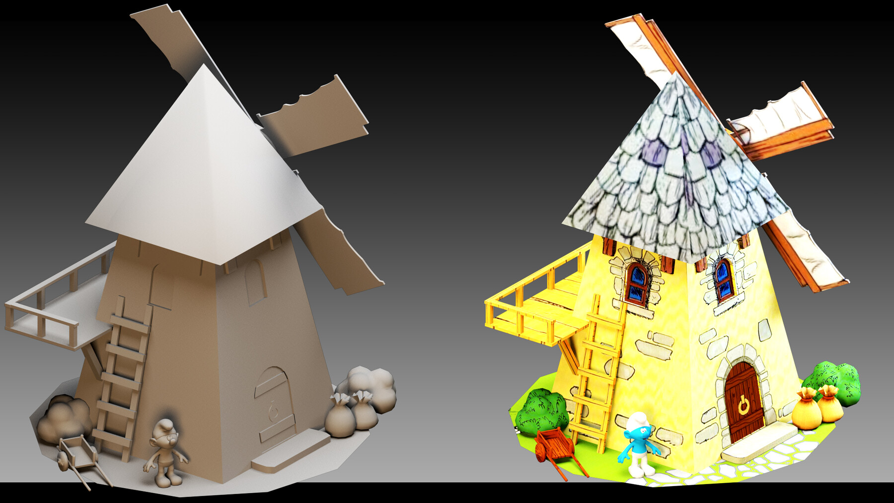 ArtStation - 33 Funfair Objects- Vol 01- High detail 3d models | Resources