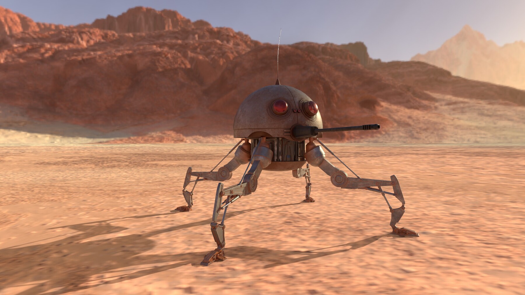 ArtStation - Dwarf Spider Droid | Game Assets