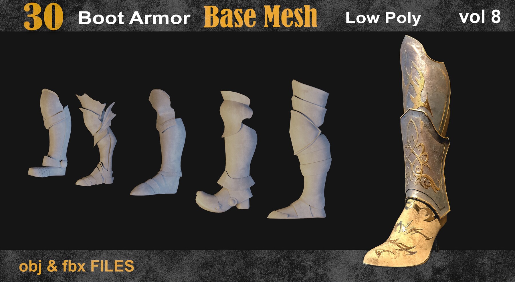 ArtStation - 365 Armor Base Mesh BUNDLE (80% OFF) | Game Assets