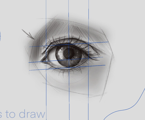 ArtStation - I will teach you how to draw the eye guide | Tutorials