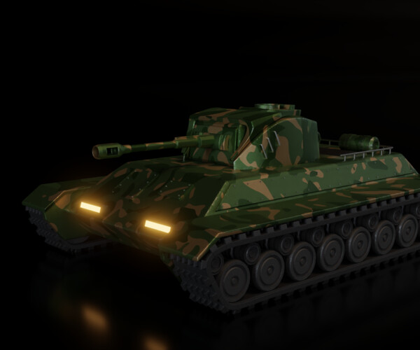 ArtStation - Fictional Tank With Procedural and Customizable Materials ...