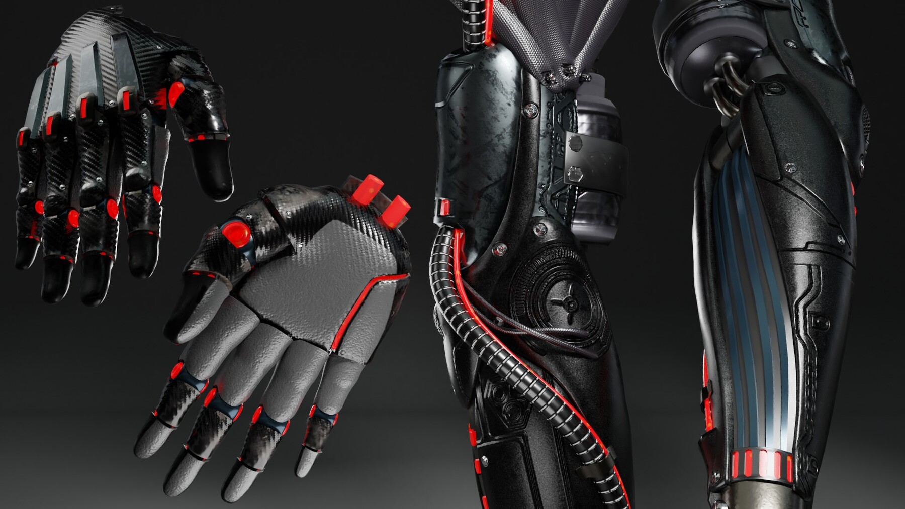 ArtStation - Robot Arm 3D | Game Assets