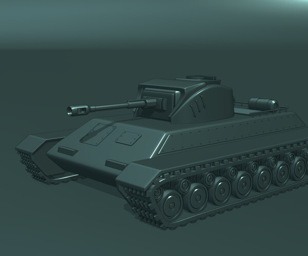 ArtStation - Fictional Tank With Procedural and Customizable Materials ...