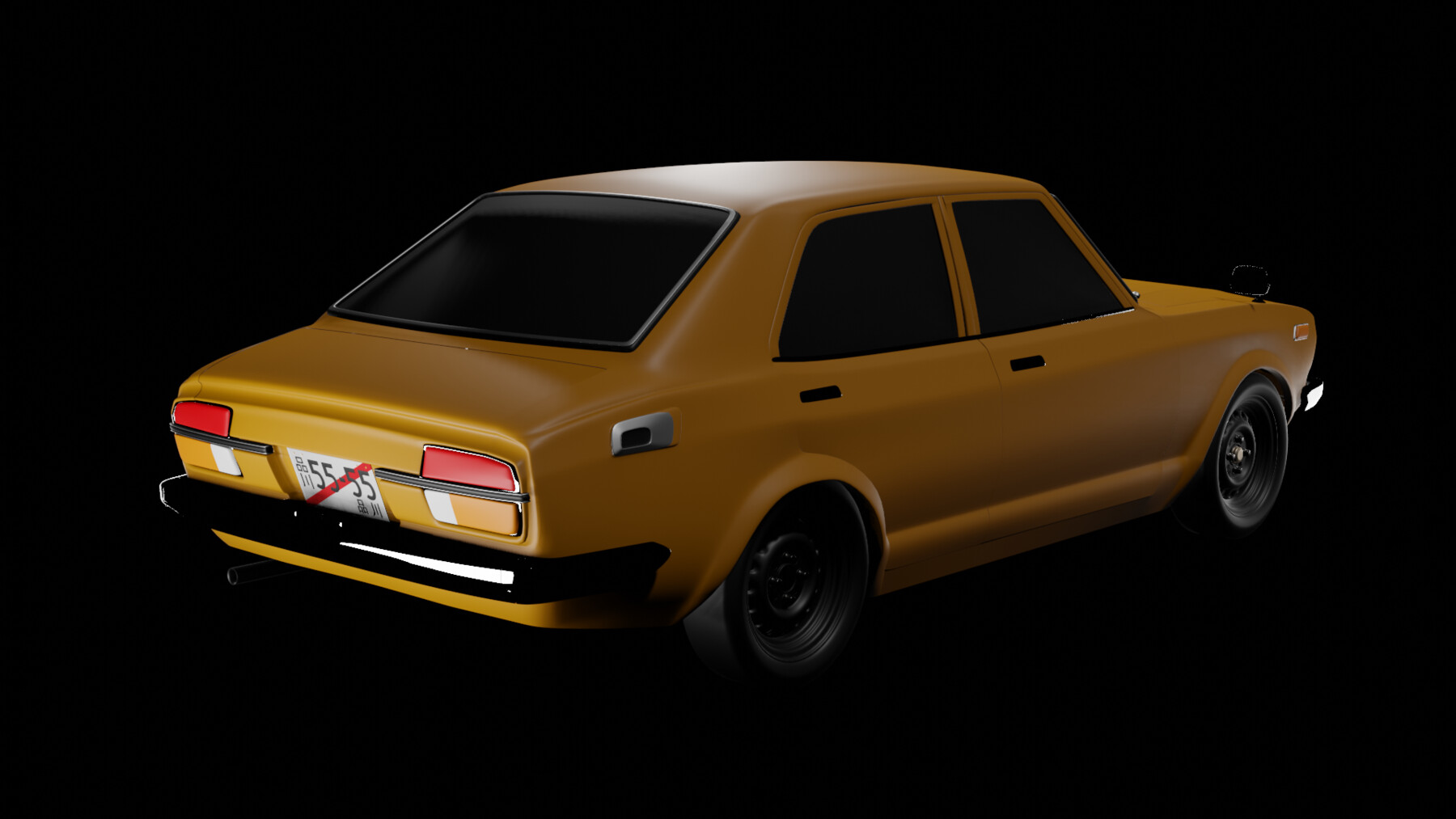 ArtStation - TOYOTA Sprinter TE20 4dr sedan solid body | Game Assets