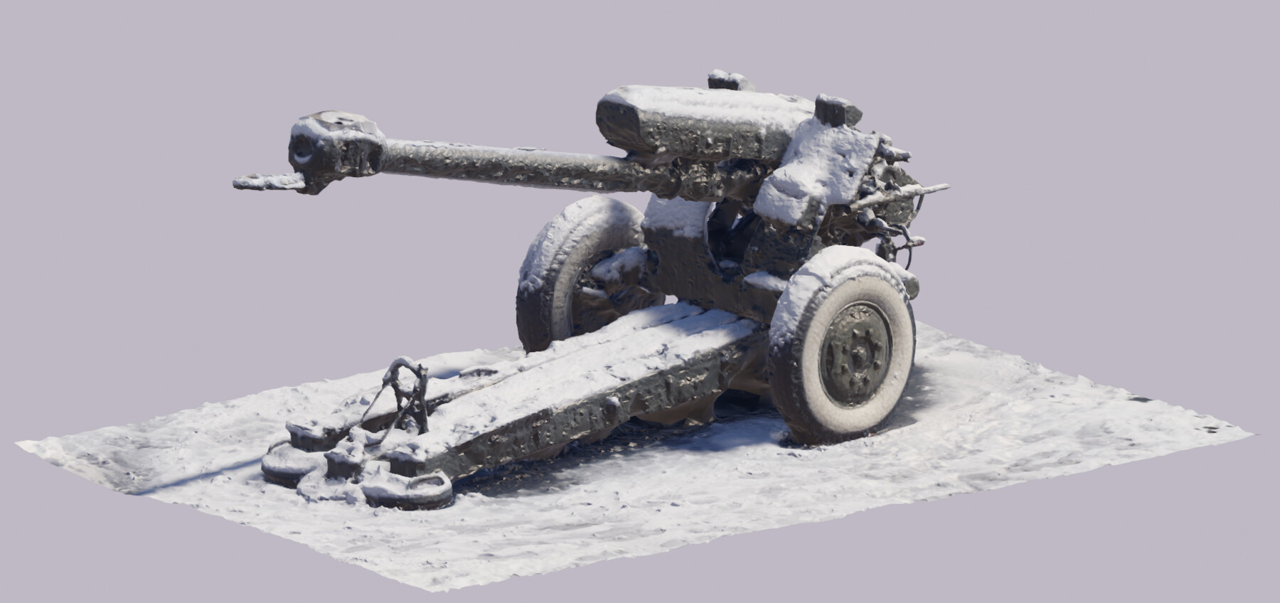 ArtStation - Howitzer D-30 Raw Scan | Resources