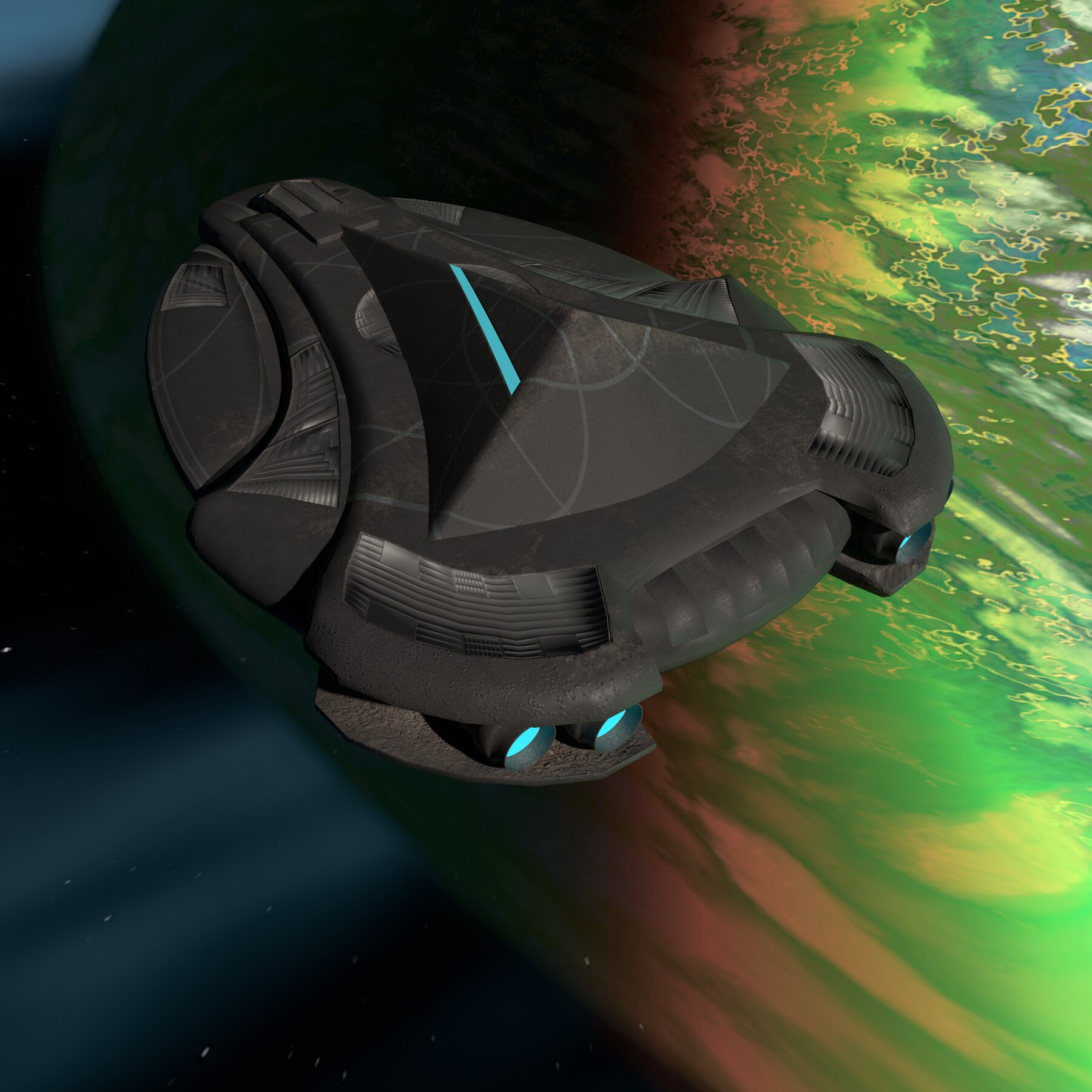 ArtStation - battleship Alkesh | Game Assets