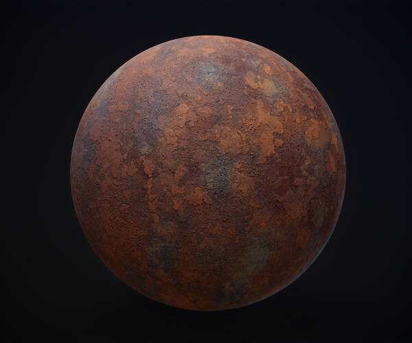 ArtStation - Realistic rust substance material | Game Assets
