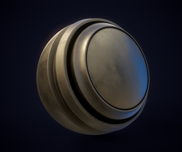 ArtStation - Fast realistic metal substance material | Game Assets
