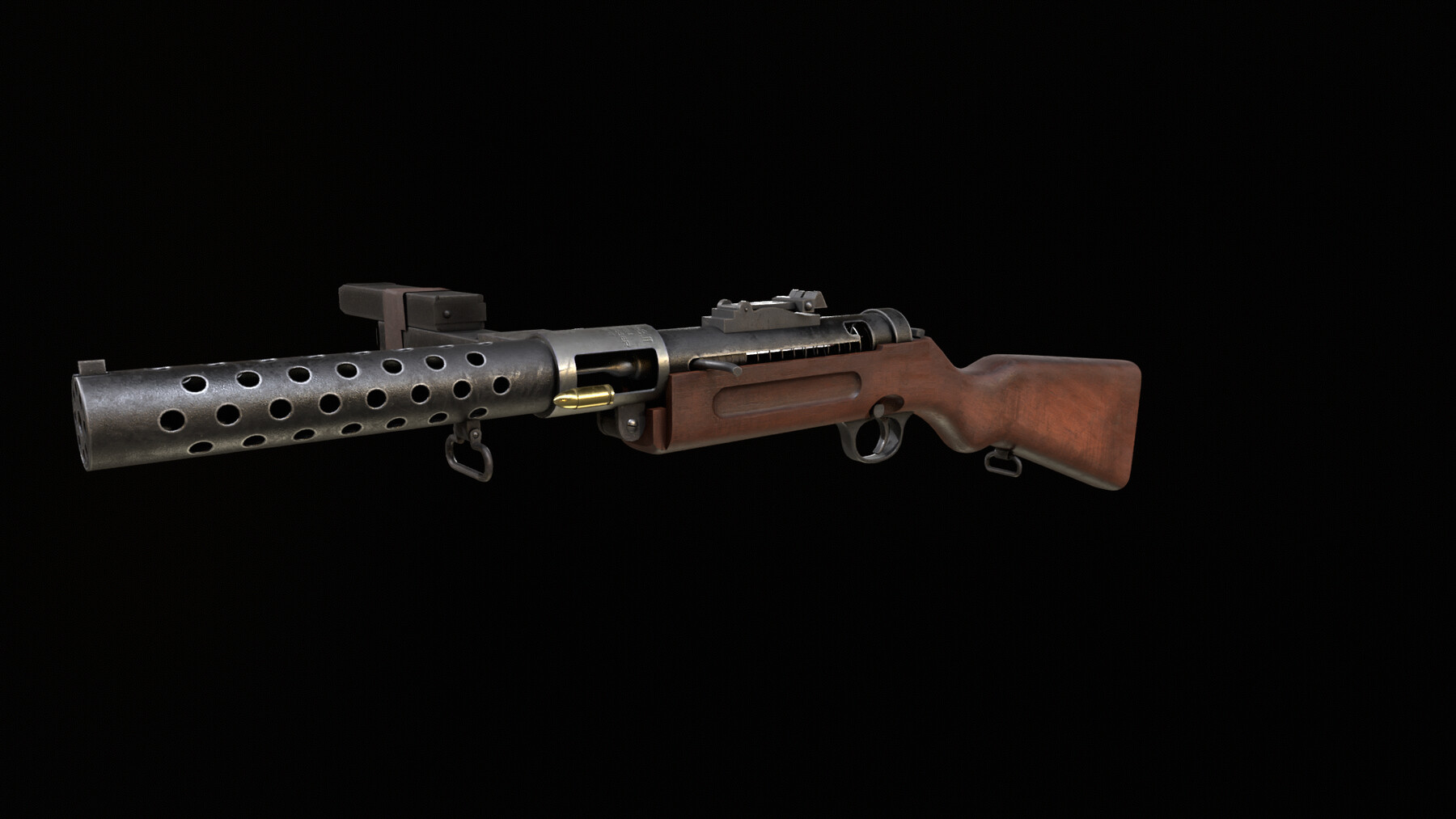 ArtStation - MP-28 II gun | Game Assets