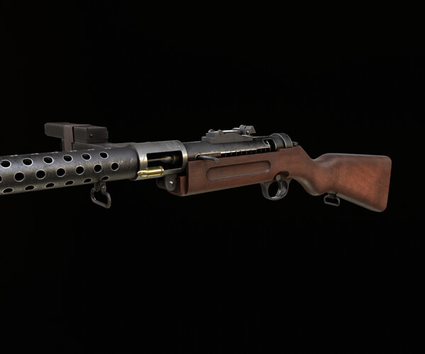 ArtStation - MP-28 II gun | Game Assets