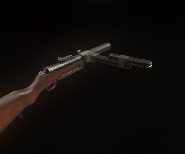 ArtStation - MP-28 II gun | Game Assets