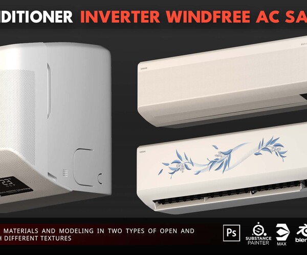 ArtStation - Inverter Windfree AC Samsung | Resources