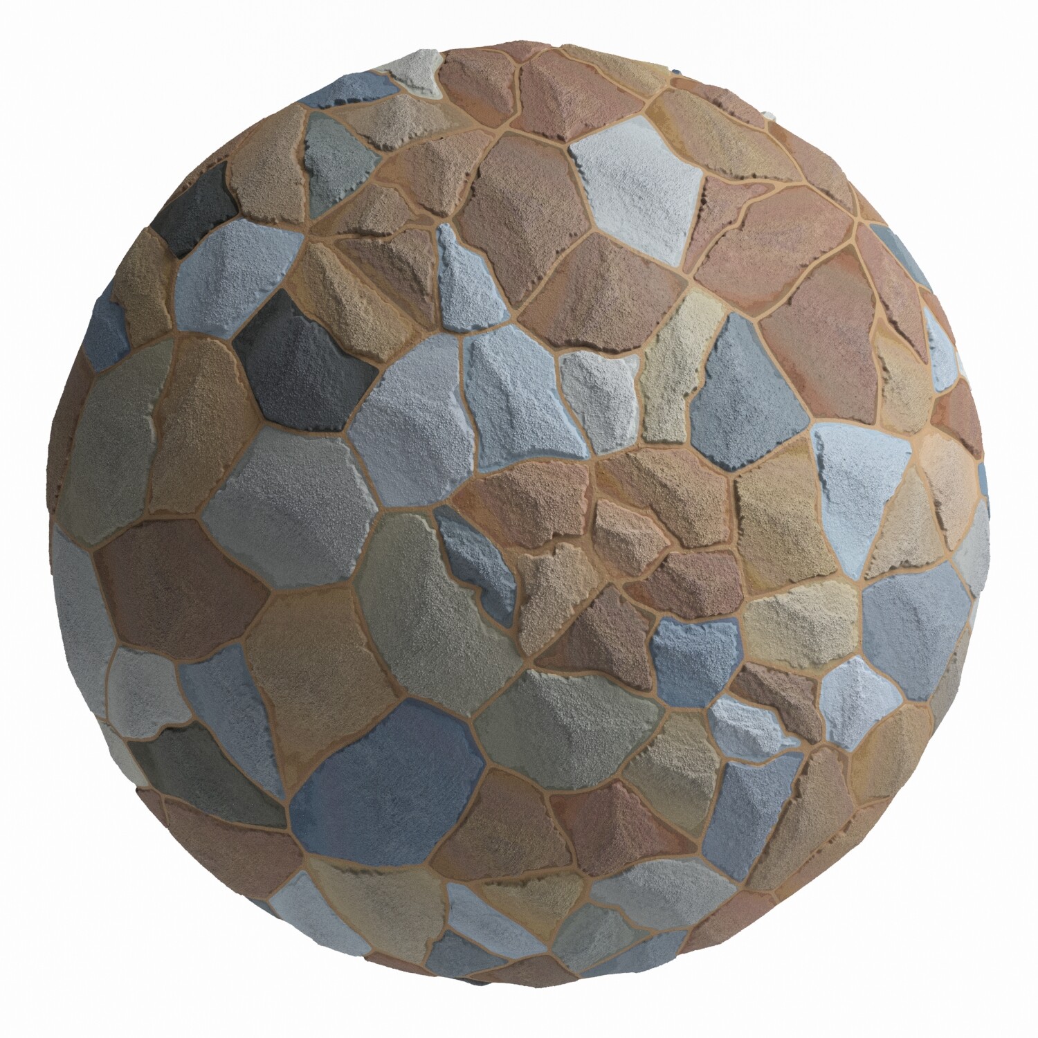 ArtStation - Ston Wall Material 13- Stone Wall Decorative Pbr 4k ...
