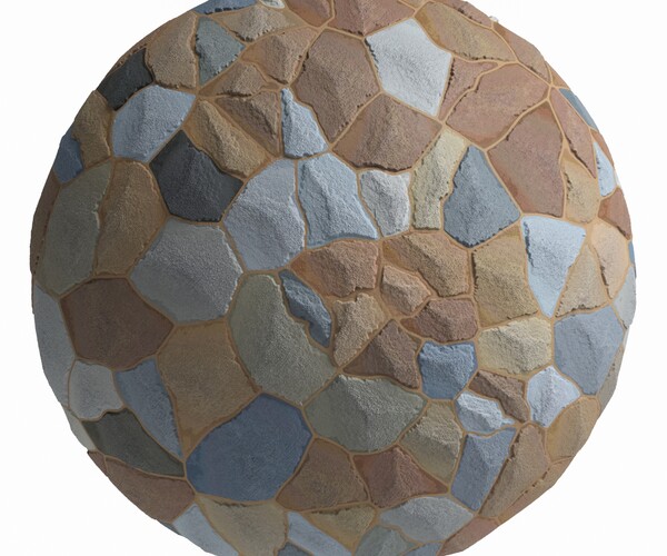 ArtStation - Ston Wall Material 13- Stone Wall Decorative Pbr 4k ...