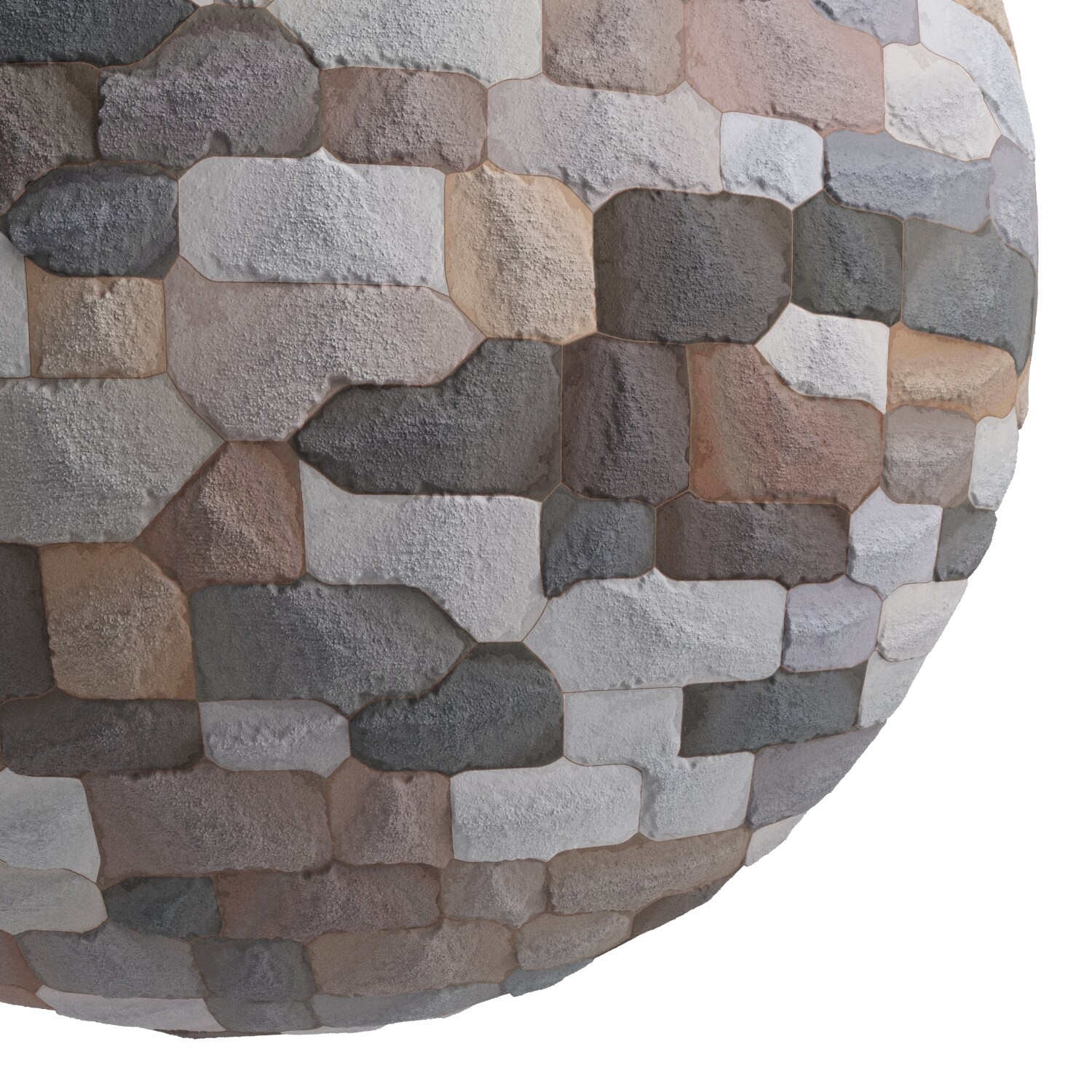 ArtStation - Ston Wall Material 14- Stone Wall Decorative Pbr 4k ...