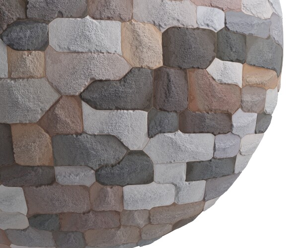 ArtStation - Ston Wall Material 14- Stone Wall Decorative Pbr 4k ...