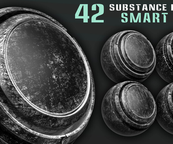 ArtStation - 42 substance painter smart mask-Vol2 | Game Assets