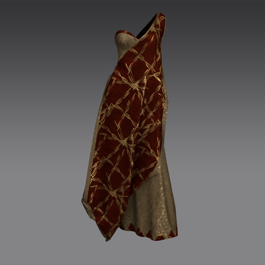 ArtStation - indian dress | Game Assets