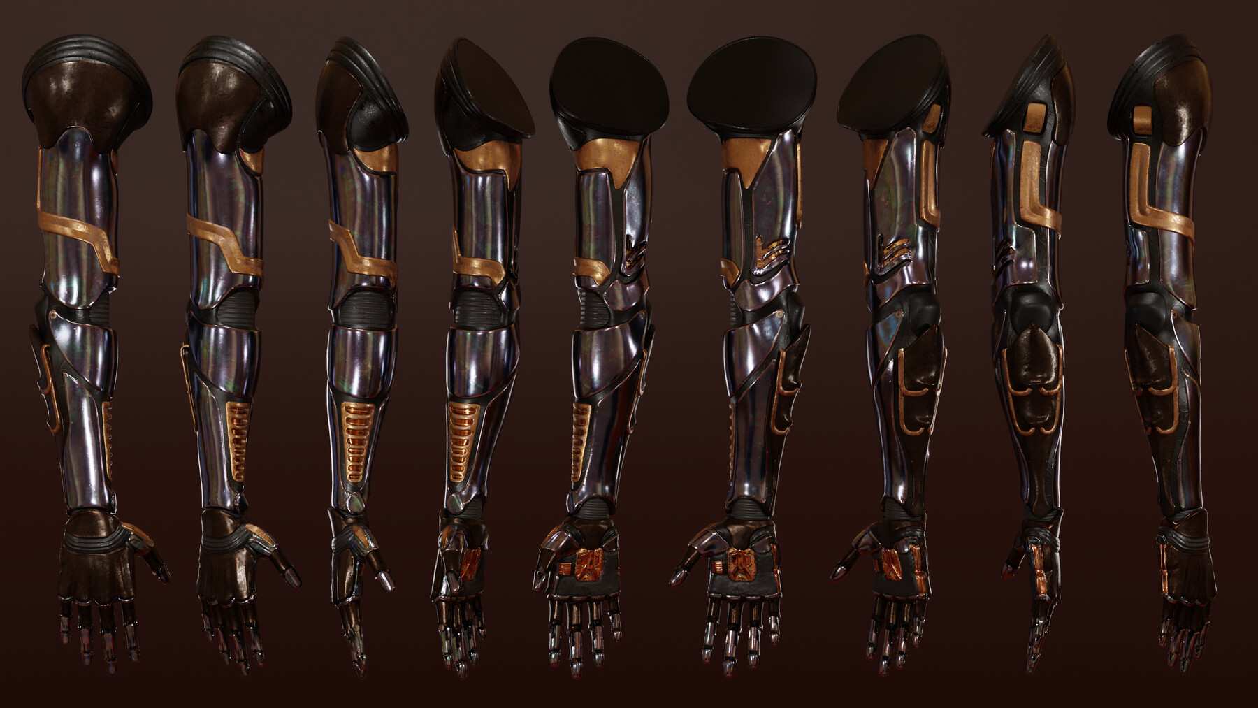 ArtStation - Humanoid Robot Arm 3D | Game Assets