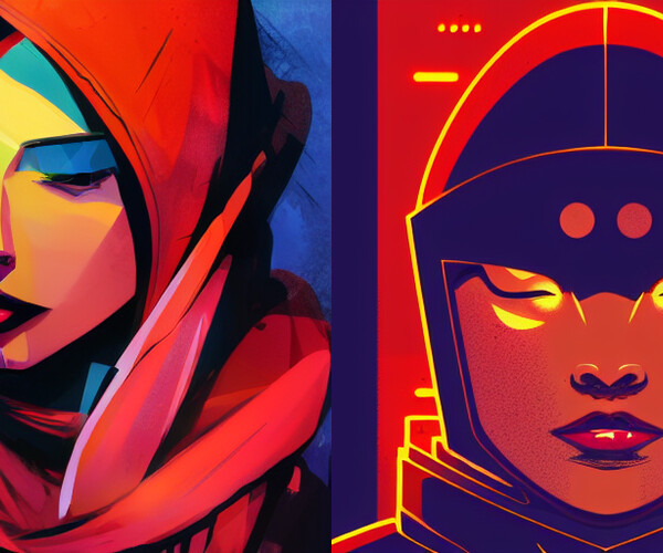 ArtStation - Character Design Face Less midjourney style | Artworks