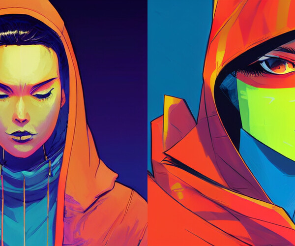 ArtStation - Character Design Face Less midjourney style | Artworks