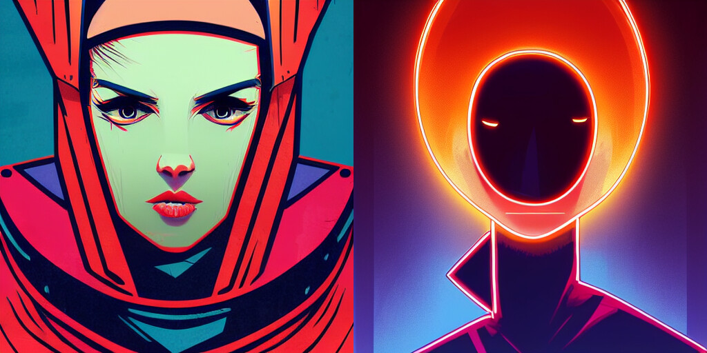 ArtStation - Character Design Face Less midjourney style | Artworks