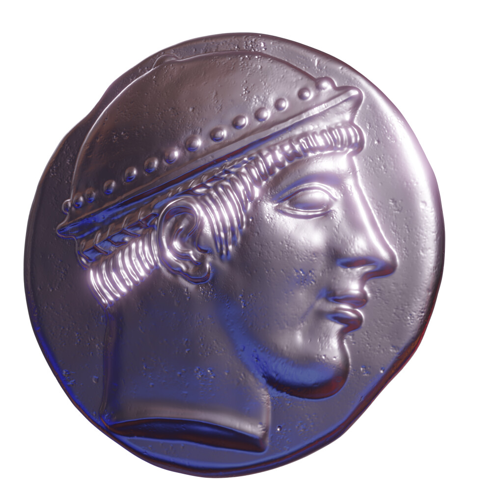 ArtStation - Ancient printable coin | Resources