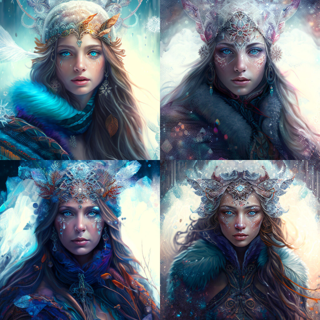 ArtStation - Ice Princess Panel | Artworks
