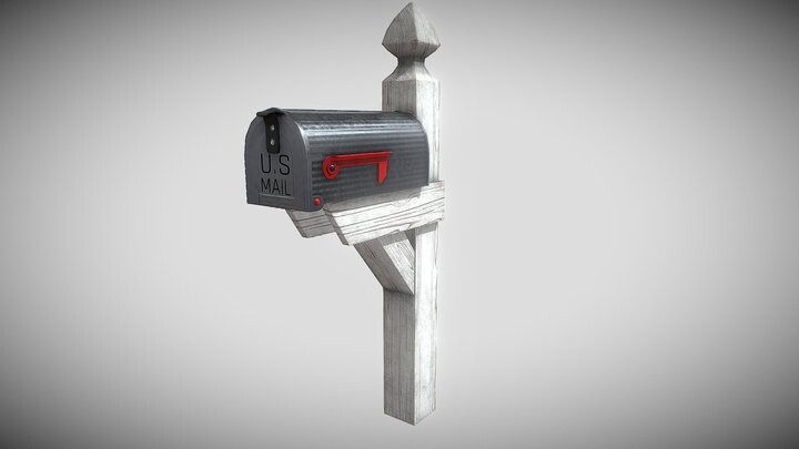 ArtStation - Post box | Game Assets