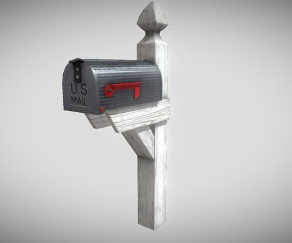 ArtStation - Post box | Game Assets