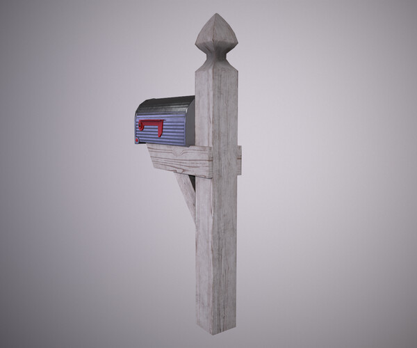 ArtStation - Post box | Game Assets