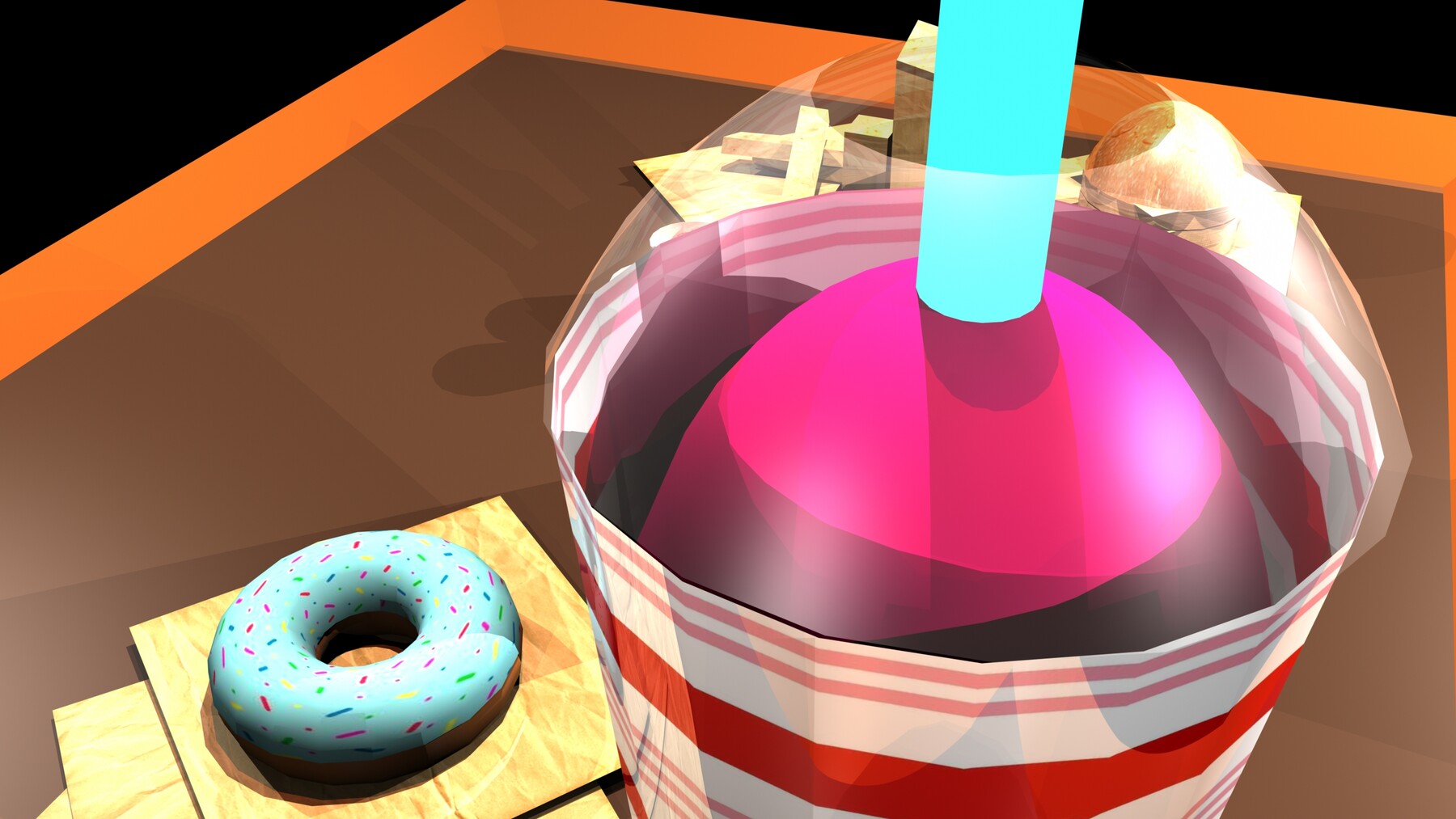 ArtStation - Fast Food Meal | Game Assets