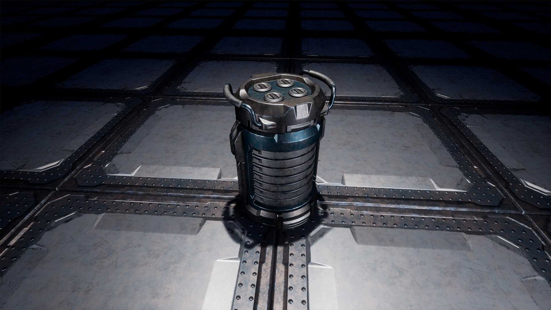 ArtStation - Sci-fi Industrial Cargo Container | Game Assets