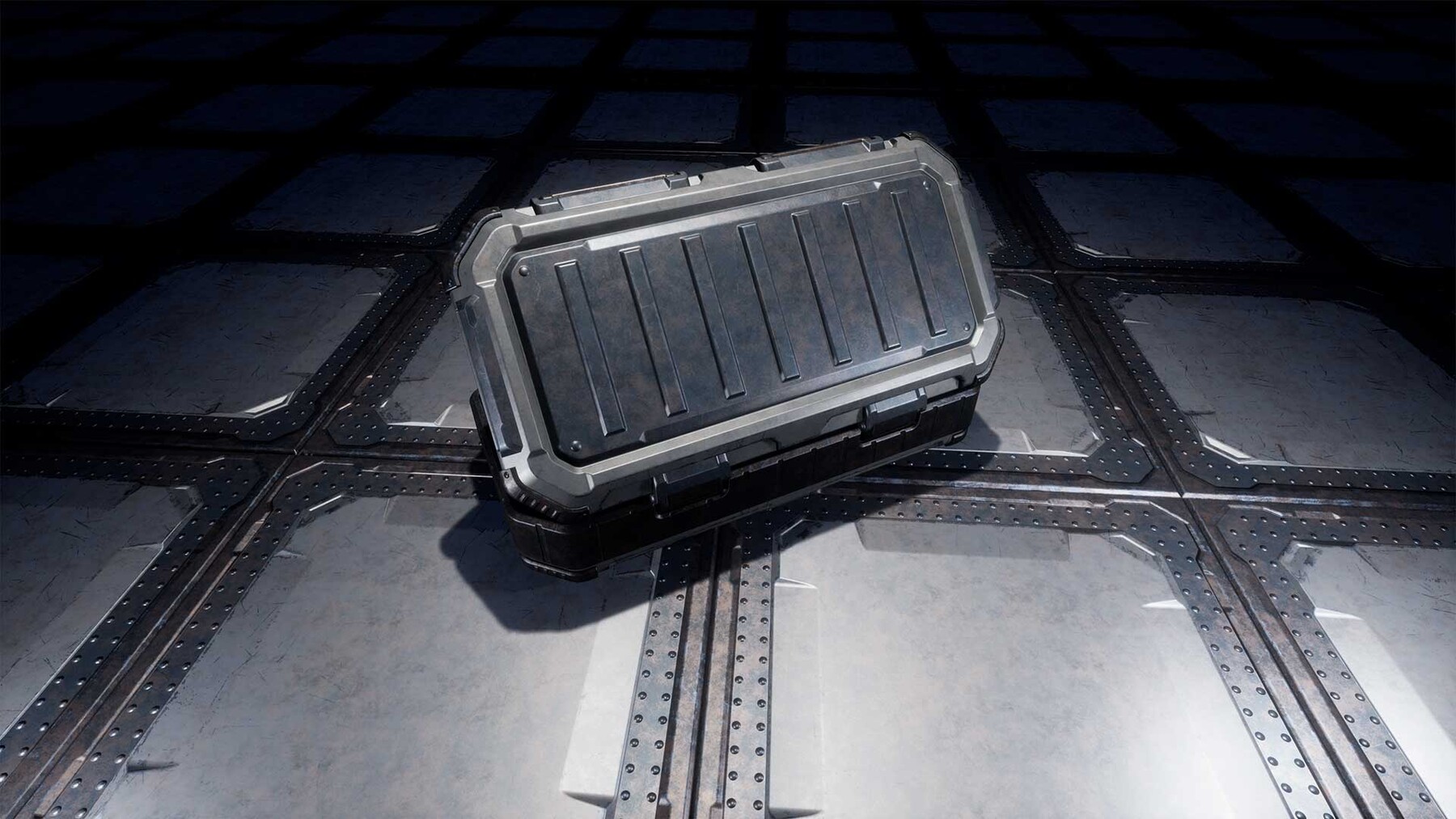 ArtStation - Sci-fi Industrial Cargo Container | Game Assets