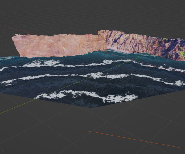 ArtStation - Photoscanned Cliffs and Procedural Ocean Texture | Game Assets