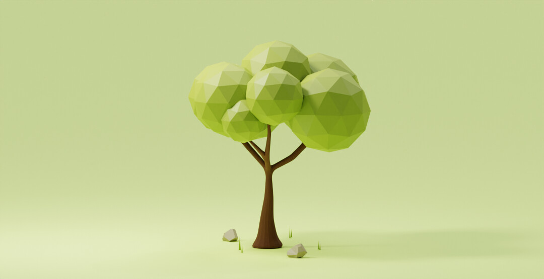 ArtStation - Low poly tree | Game Assets