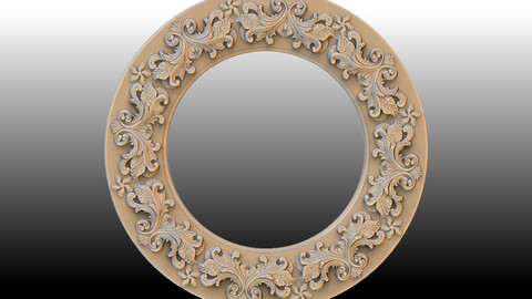 ArtStation - 3D model for CNC machines mirror frame | Resources