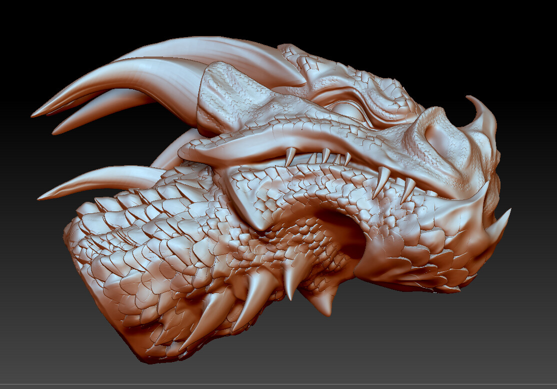 ArtStation - Dragon head | Resources