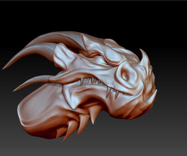 ArtStation - Dragon head | Resources