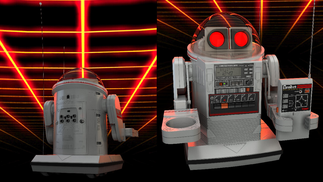 ArtStation - TOMY OMNİBOT MK2 - 3D Model | Resources