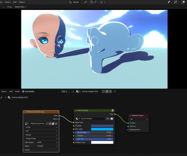 ArtStation - Anime Shader for Blender | Resources