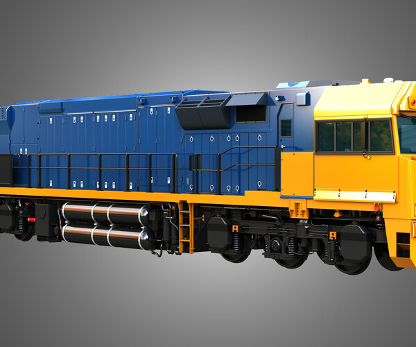 ArtStation - C44aci Locomotive | Resources