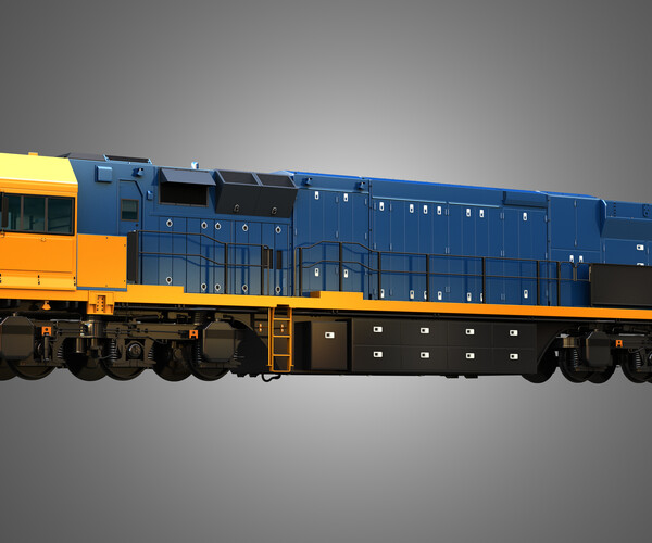 ArtStation - C44aci Locomotive | Resources