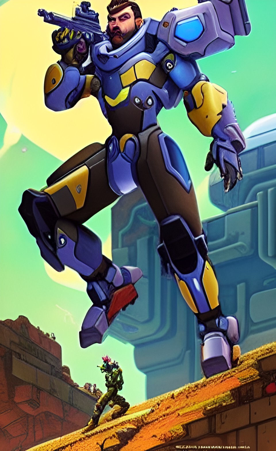 ArtStation - bastion overwatch pet bird 16700 jpg pack wombo art | Artworks