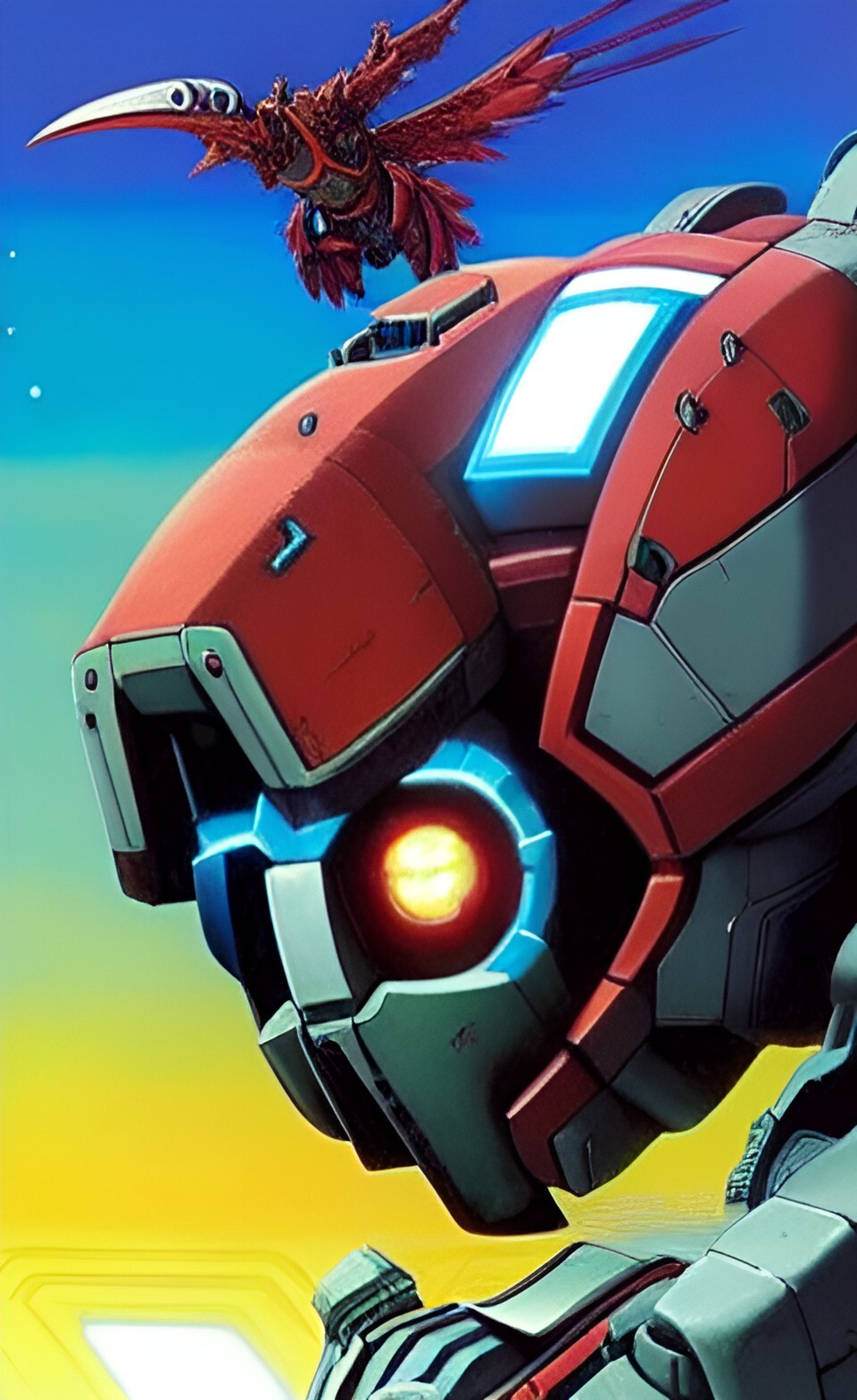 ArtStation - bastion overwatch pet bird 16700 jpg pack wombo art | Artworks