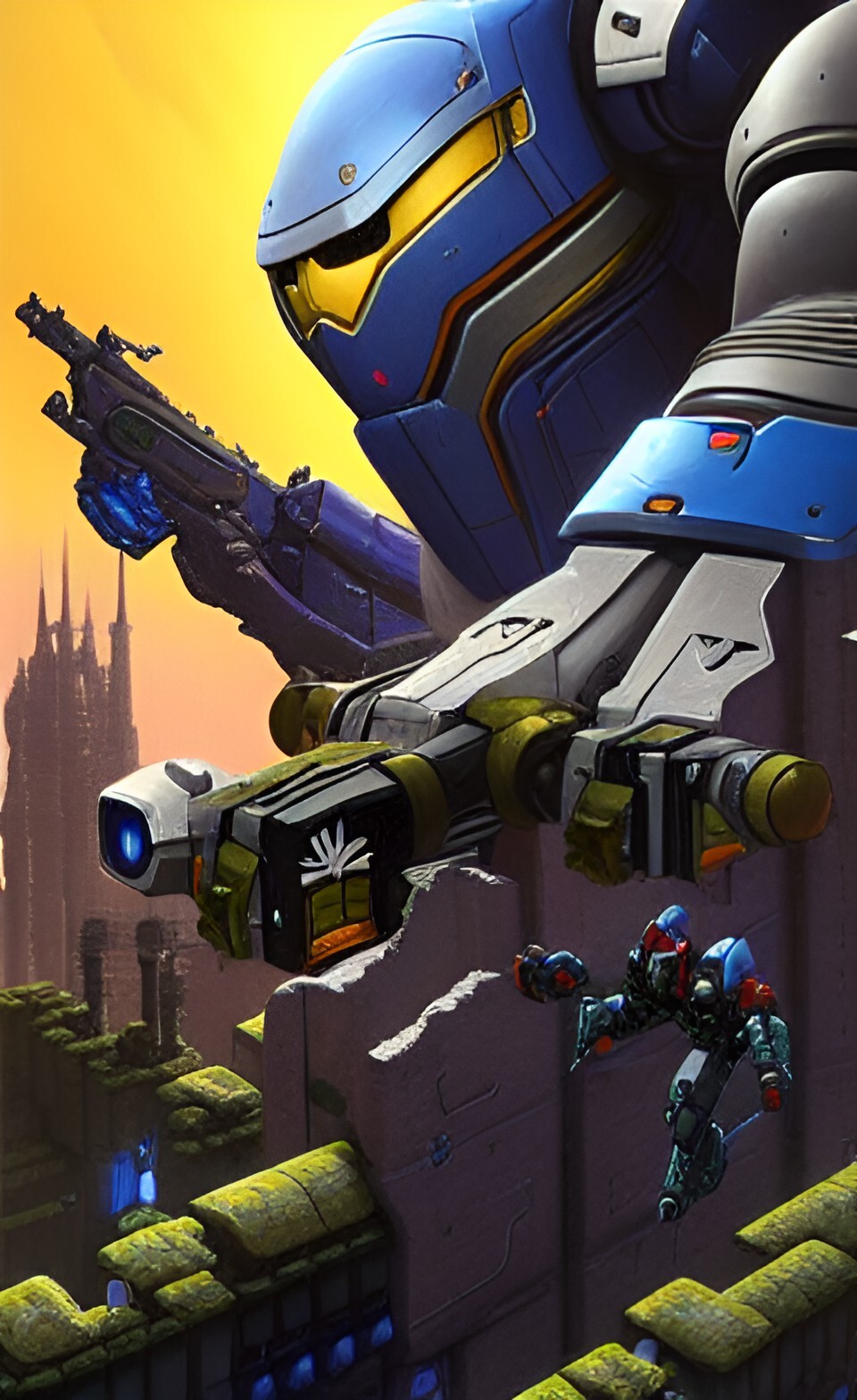 ArtStation - bastion overwatch pet bird 16700 jpg pack wombo art | Artworks