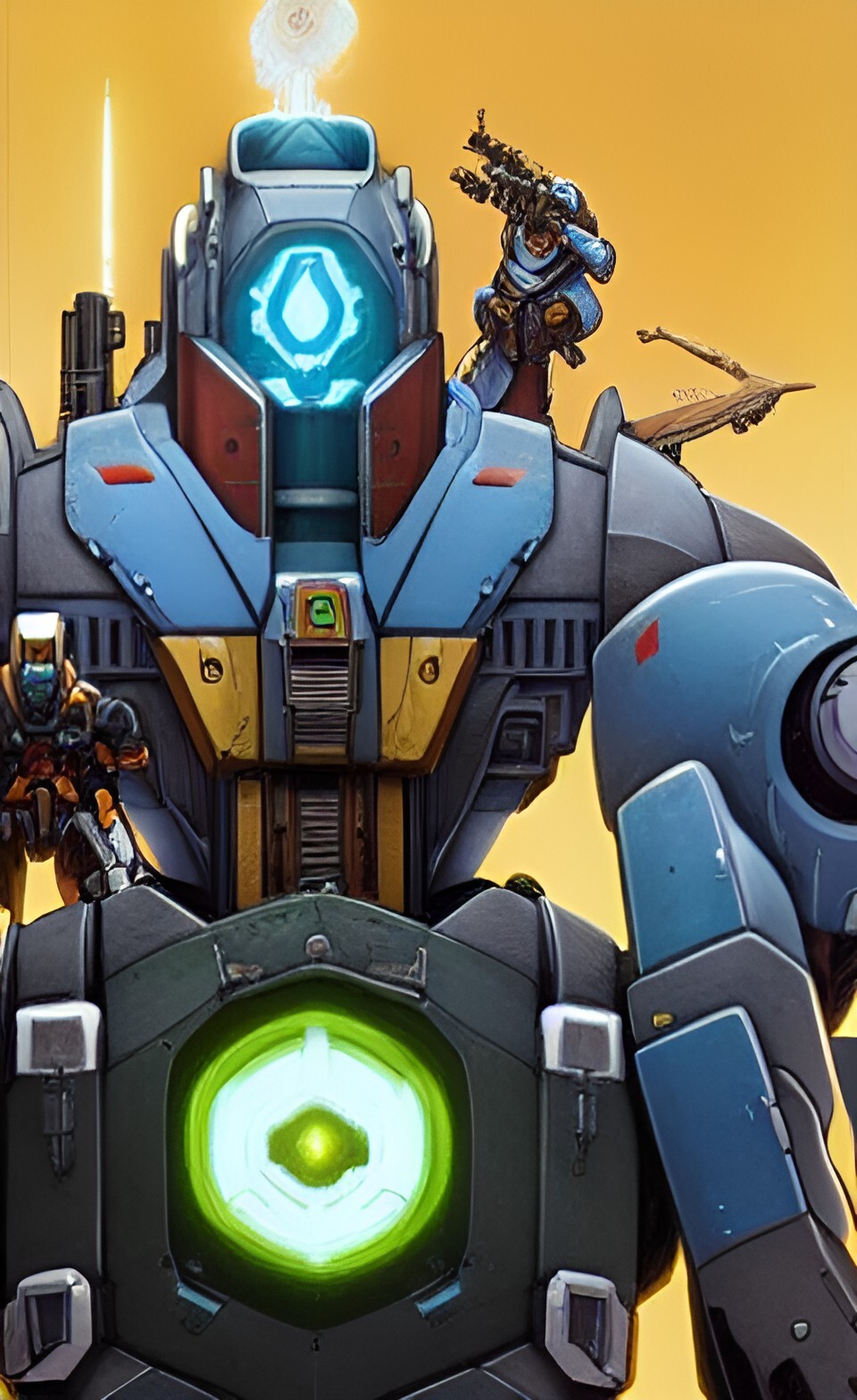 ArtStation - bastion overwatch pet bird 16700 jpg pack wombo art | Artworks