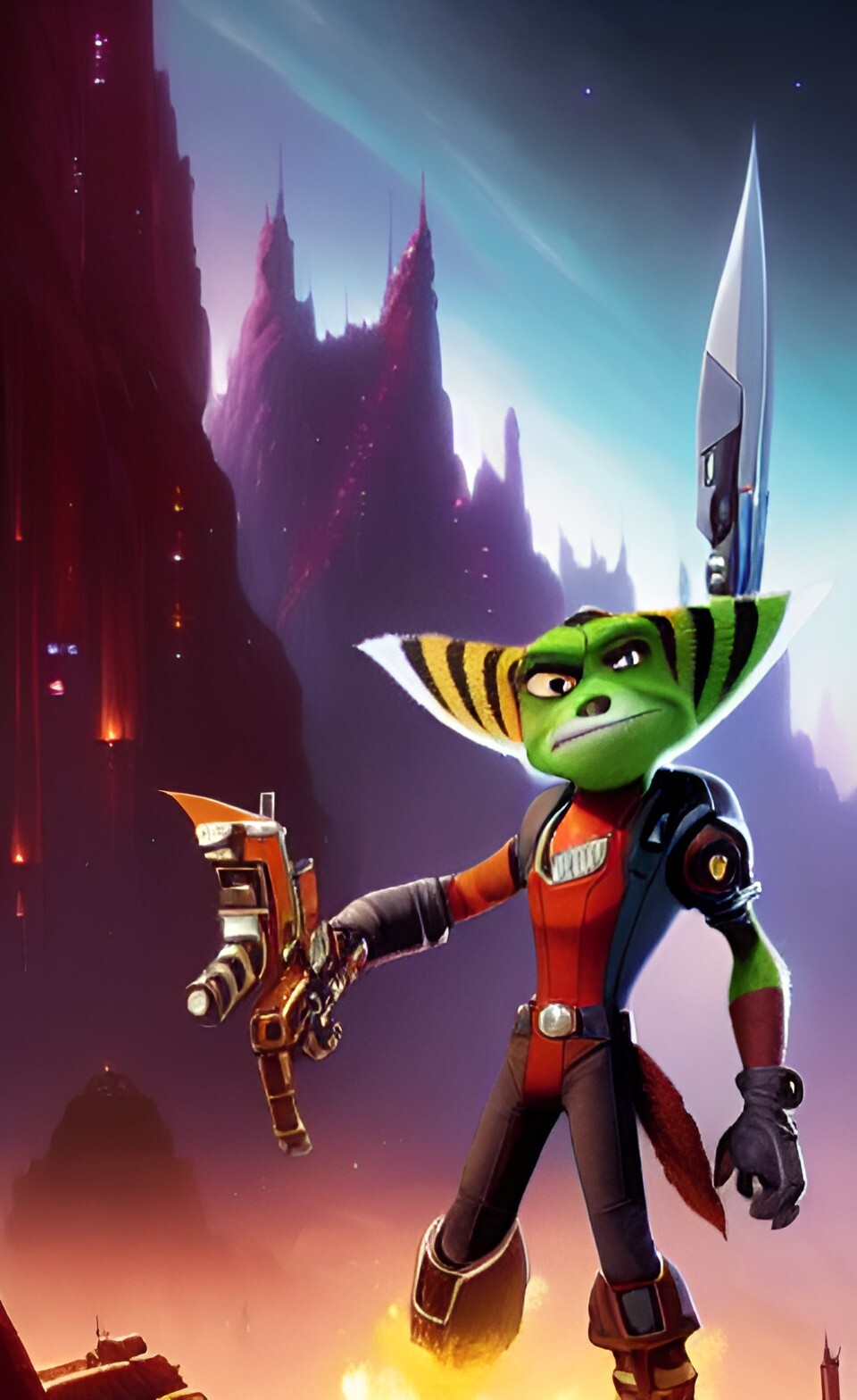 ArtStation - ratchet and clank fanart 13600 jpg pack wombo art | Artworks