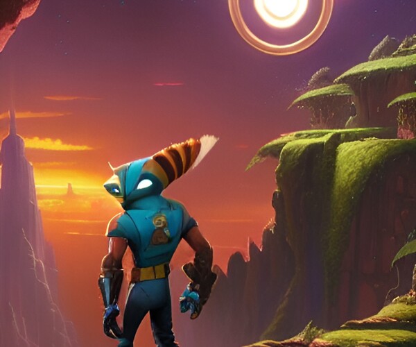 ArtStation - ratchet and clank fanart 13600 jpg pack wombo art | Artworks